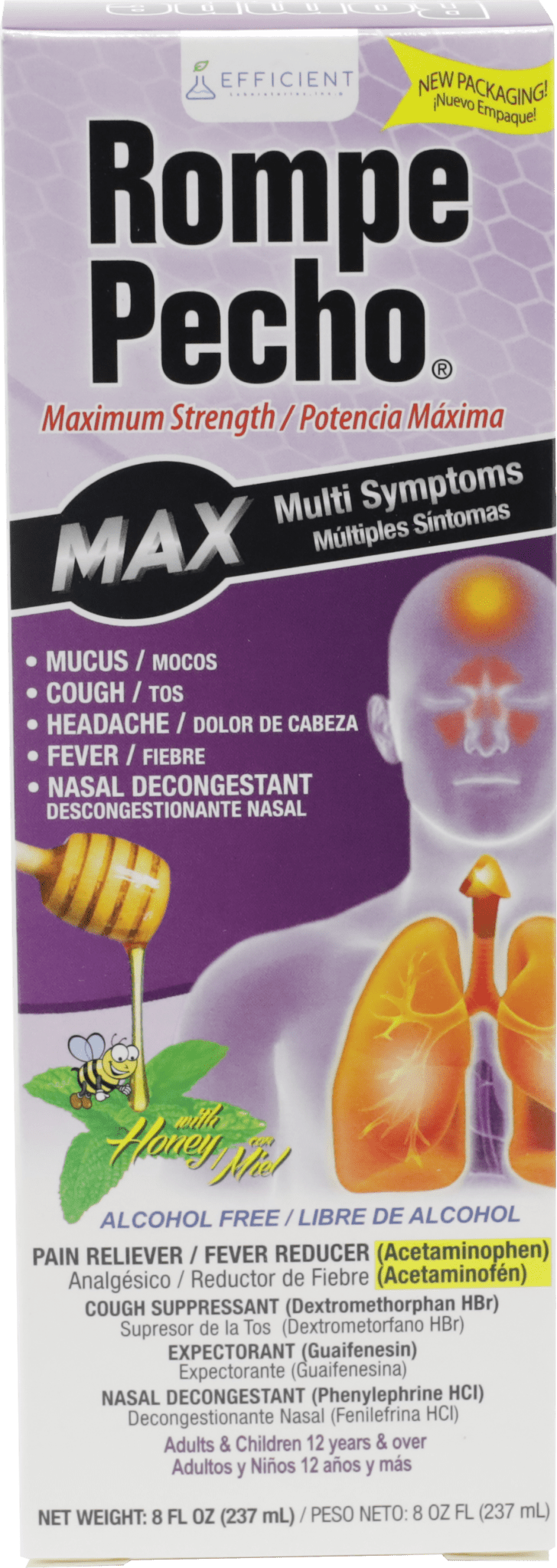 Rompe Pecho® DM 6oz - Efficient Labs