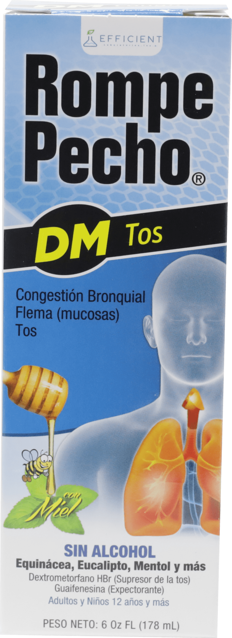 Rompe Pecho® DM 6oz — Jarabe para la Tos Adultos | EFL